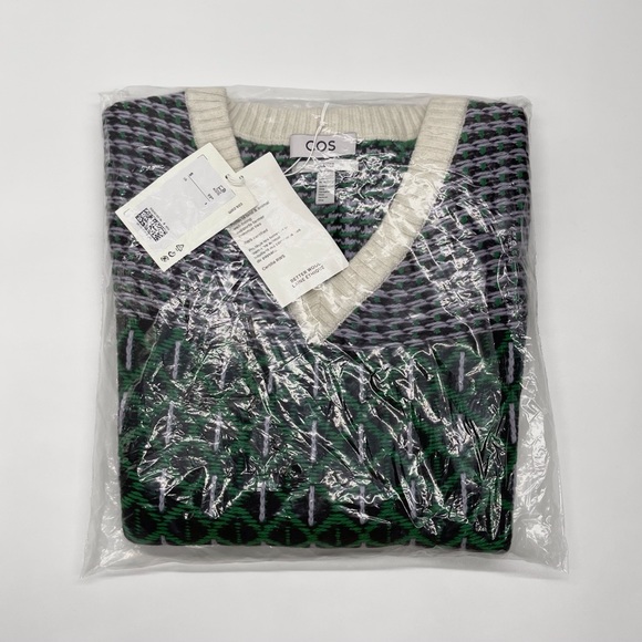 COS | Sweaters | Cos Men S Jacquardknit Ss Vest | Poshmark
